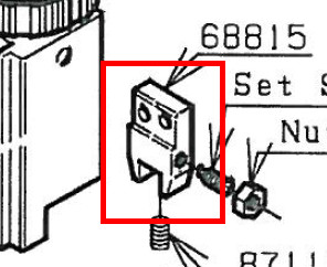 68815 PUNCH HOLDER - JST
