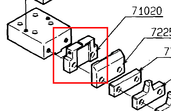 71020 SHEAR BLADE (A) - JST