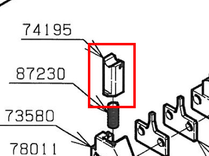74195 SHEAR BLADE - JST