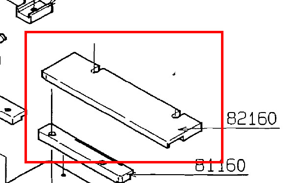 82160 GUIDE PLATE - JST