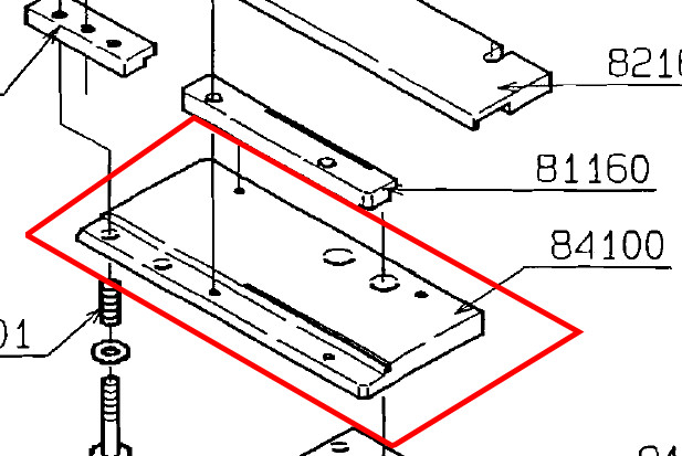 84100 FEED PLATE - JST