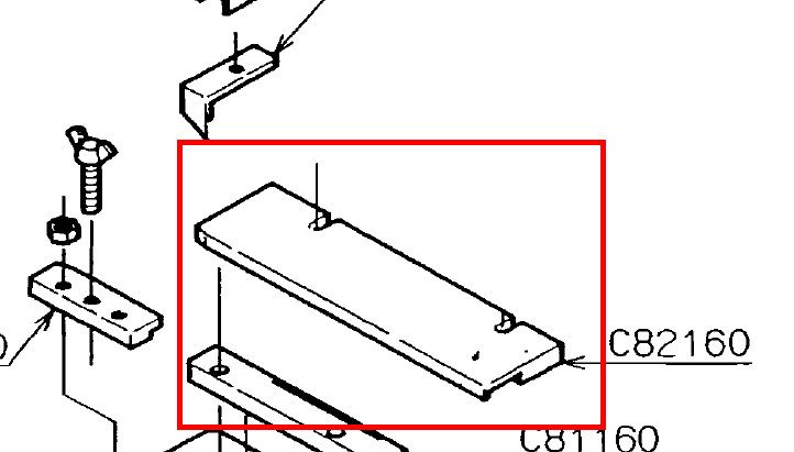 C82160 GUIDE PLATE - JST