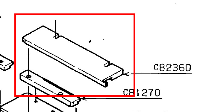 C82360 GUIDE PLATE - JST