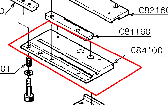 C84100 FEED PLATE - JST