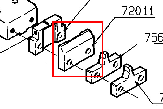 72011 SHEAR BLADE (B) - JST