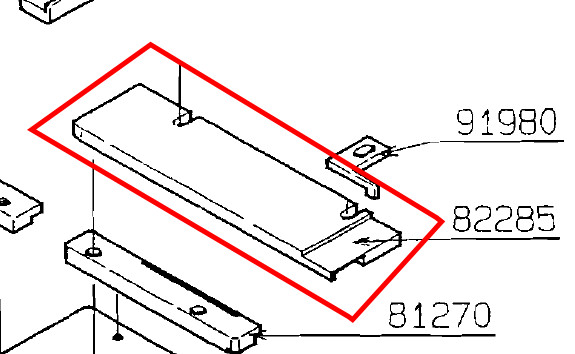 82285 GUIDE PLATE - JST
