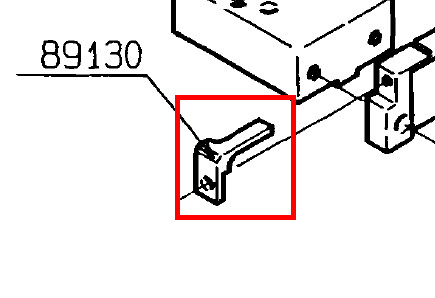 89130 TERMINAL HOLDER - JST