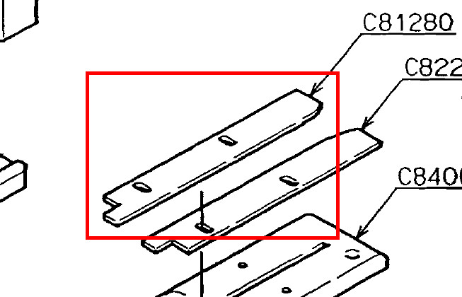 C81280 GUIDE PLATE - JST