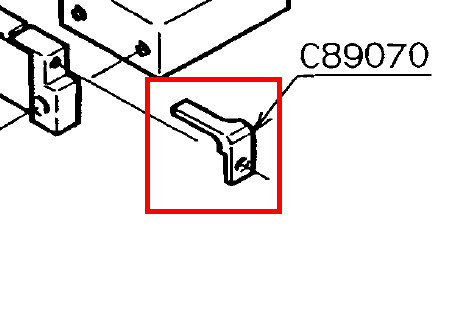 C89070 TERMINAL HOLDER - JST